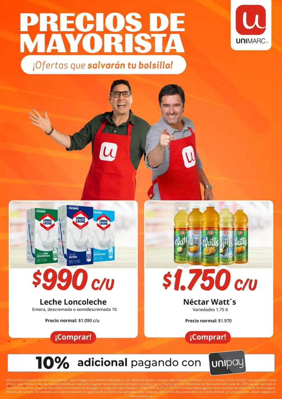 Unimarc: Catálogo Unimarc 24.06.2024/23.07.2024 | Catalogium Chile