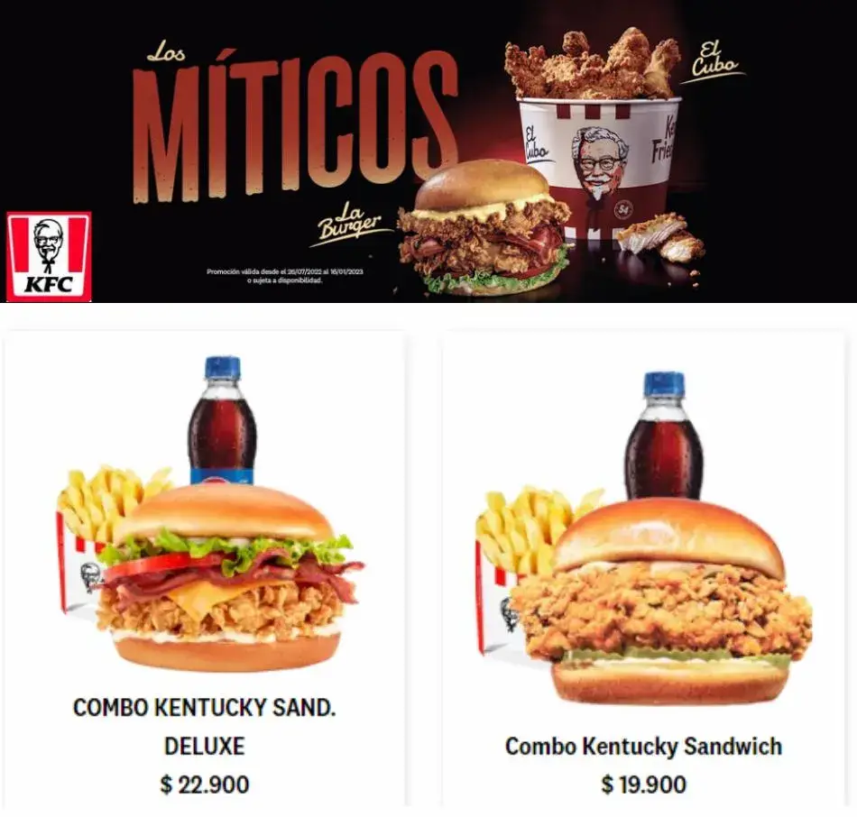 KFC Colombia - Catálogo de productos, promociones y descuentos ...