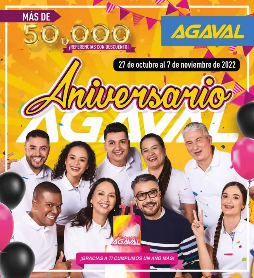 Agaval: Aniversario 27.10.2022/07.11.2022 | Catalogium Colombia