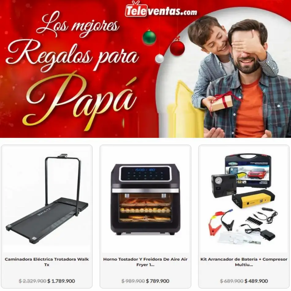 Televentas: Regalos para Papá 21.12.2022/25.12.2022 | Catalogium Colombia