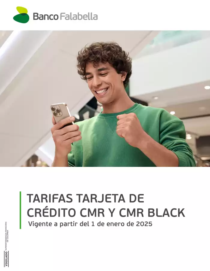Banco Falabella: Tarifas Tarjeta de Credito CMR y cmr black 2025 12.12.2024/03.12.2025 ...