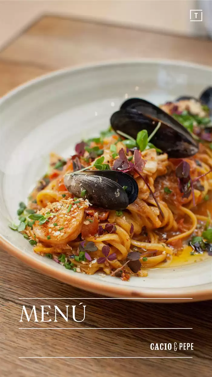 Cacio Y Pepe: MENÚ 07.03.2025/30.06.2025 | Catalogium Colombia