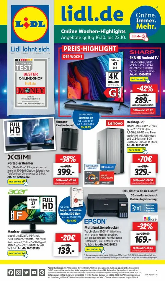 Lidl Deutschland - Produktkatalog, Werbeaktionen und Rabatte ...