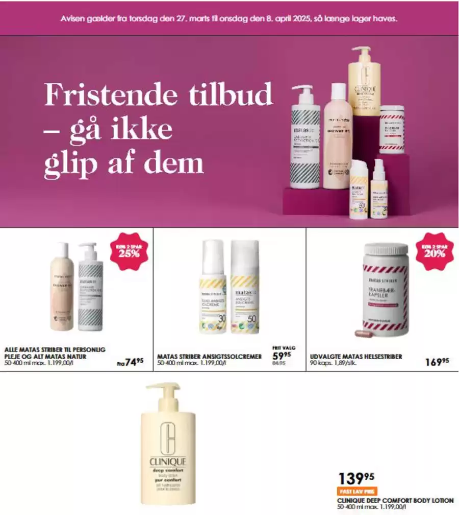Matas Danmark - Produktkatalog, kampagner og rabatter | Catalogium Danmark