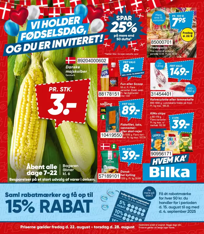 Bilka: Spar nu med vores tilbud 15.08.2025/04.09.2025 | Catalogium Danmark