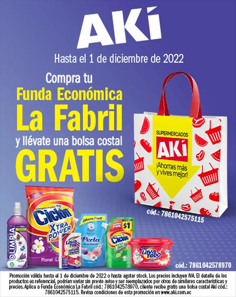 Akí: Catálogo Aki 21.10.2022/23.10.2022 | Catalogium Ecuador