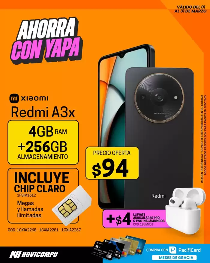 Novicompu: AHORRA CON YAPA 13.03.2025/31.03.2025 | Catalogium Ecuador