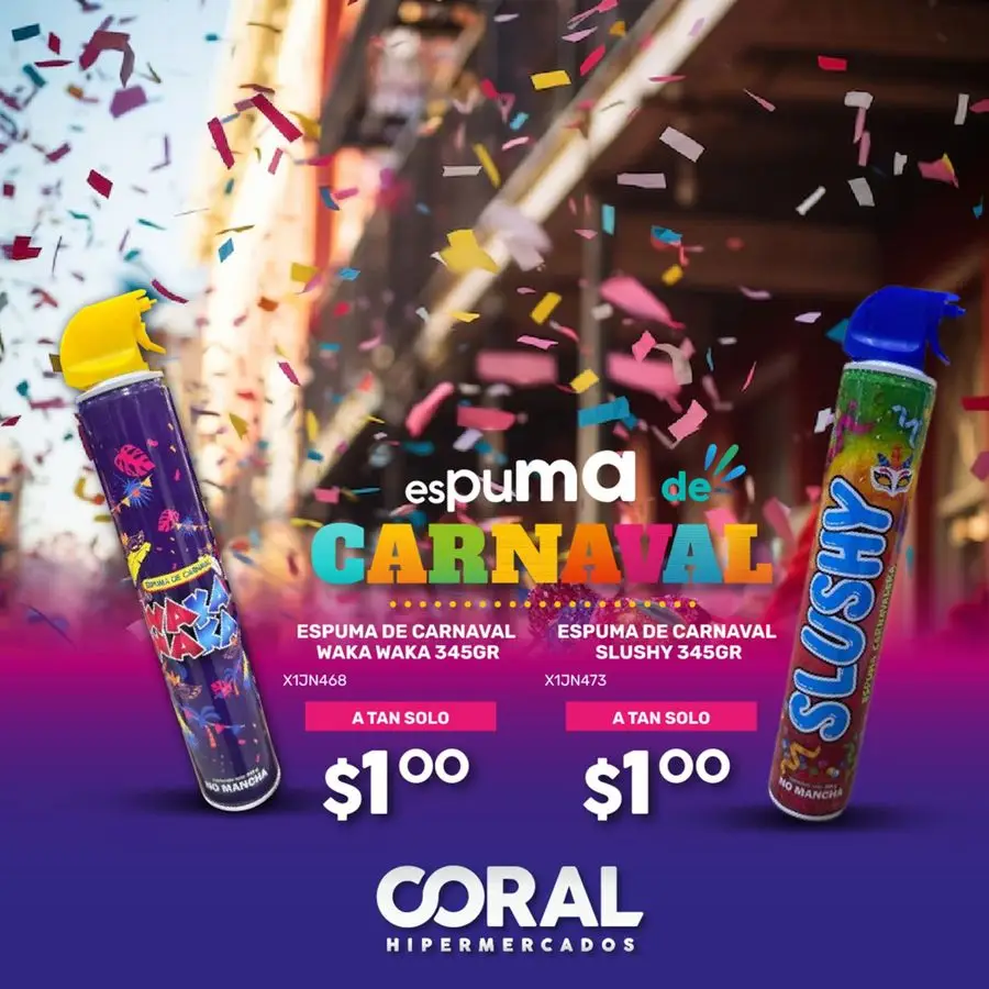 Coral Hipermercados: Espuma de carnaval 09.02.2024/14.02.2024 ...