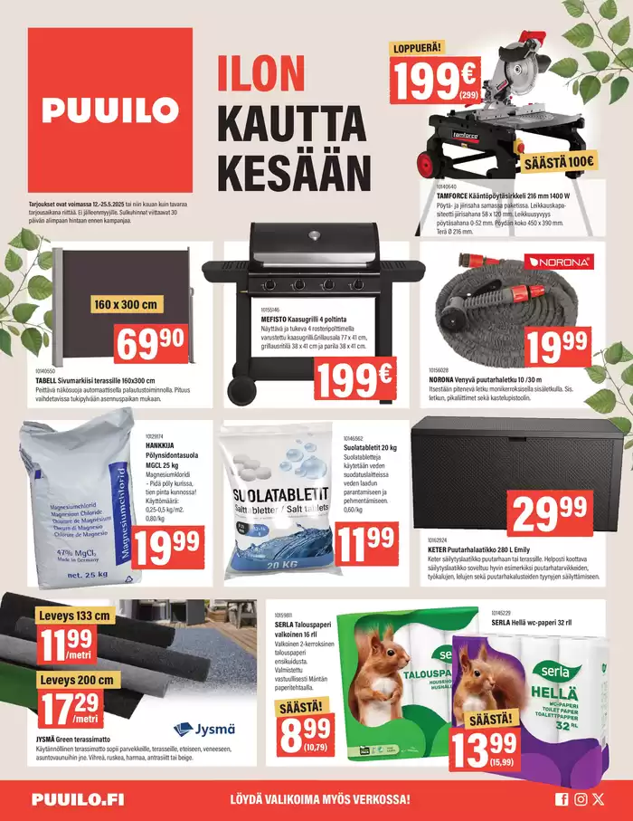 Puuilo Suomi - Tuoteluettelo, kampanjat ja alennukset | Catalogium Suomi