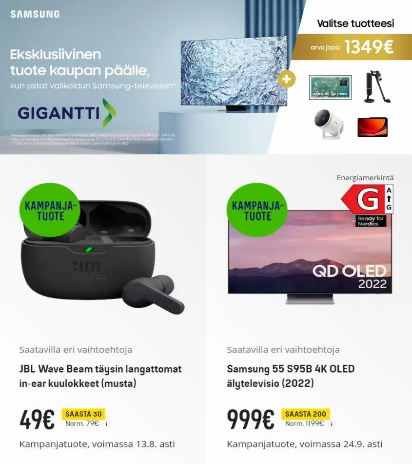 Gigantti Suomi - Tuoteluettelo, kampanjat ja alennukset | Catalogium Suomi
