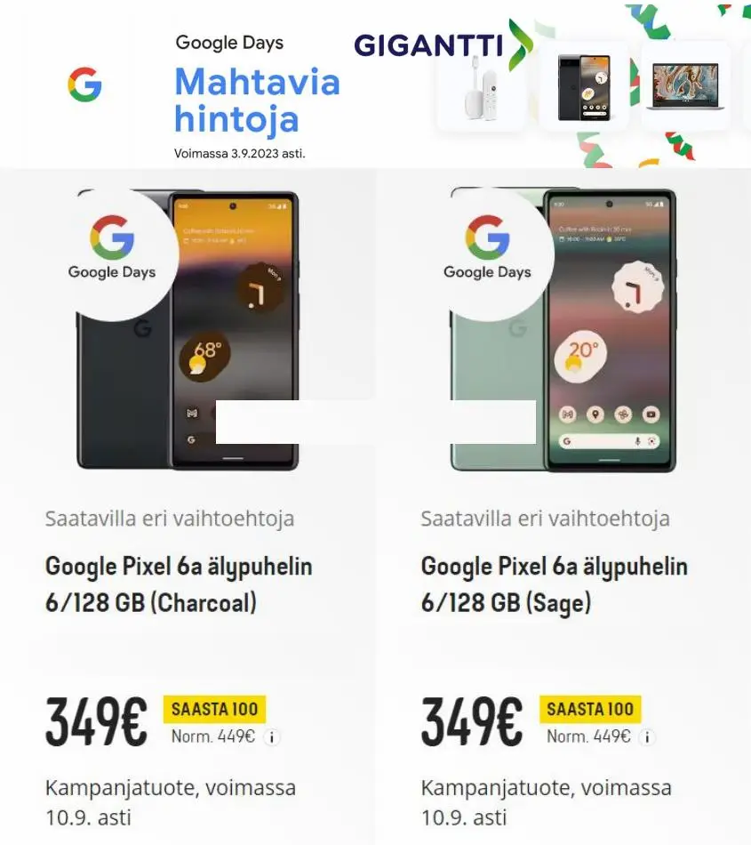 Gigantti Suomi - Tuoteluettelo, kampanjat ja alennukset | Catalogium Suomi