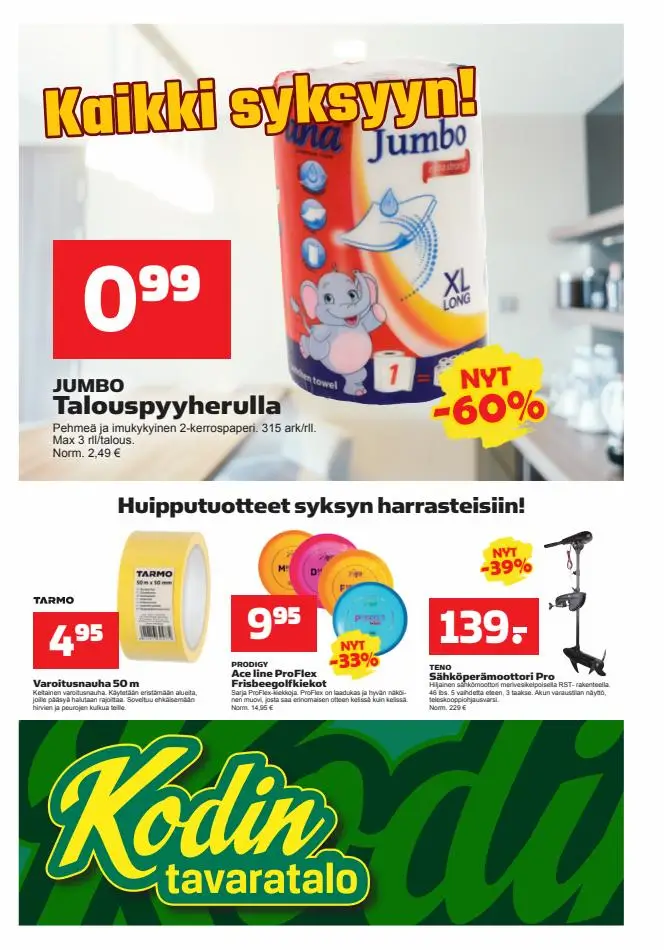 Kodin Tavaratalo Suomi - Tuoteluettelo, kampanjat ja alennukset ...