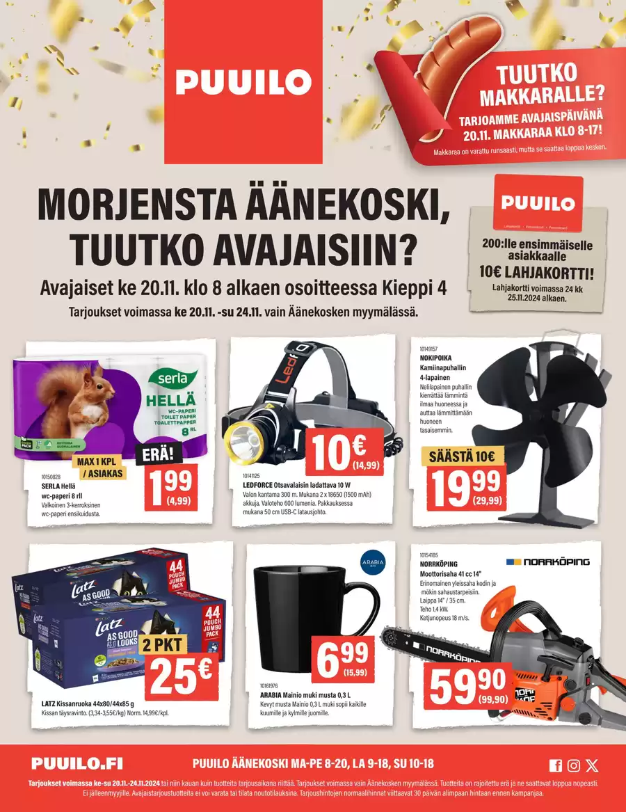 Puuilo Suomi - Tuoteluettelo, kampanjat ja alennukset | Catalogium Suomi
