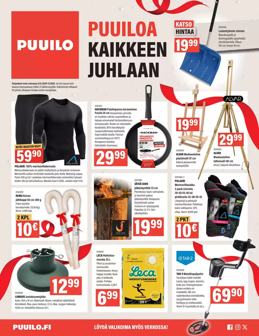 Puuilo Suomi - Tuoteluettelo, kampanjat ja alennukset | Catalogium Suomi