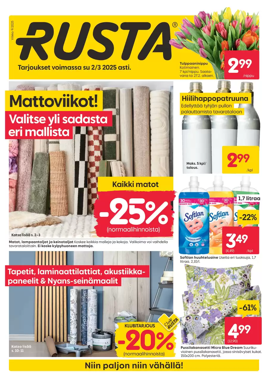 Rusta Suomi - Tuoteluettelo, kampanjat ja alennukset | Catalogium Suomi