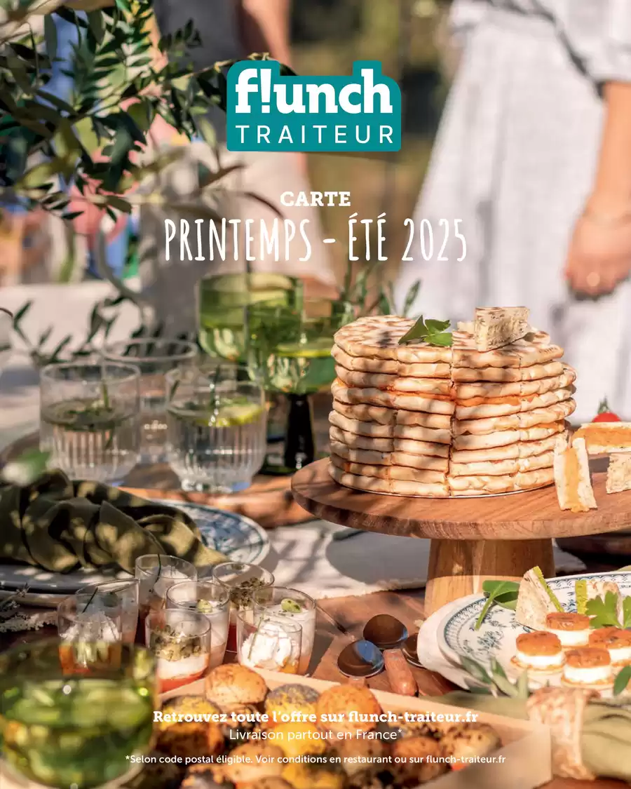 Flunch: Carte printemps été 2025 20.05.2025/31.10.2025 | Catalogium France