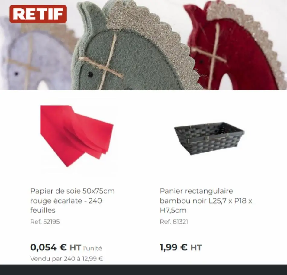 Retif France - Catalogue de produits, promotions et remises ...