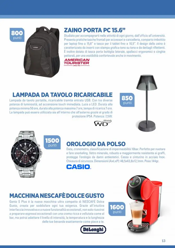 Prink: Catalogo Premi 05.09.2022/30.12.2022 | Catalogium Italia
