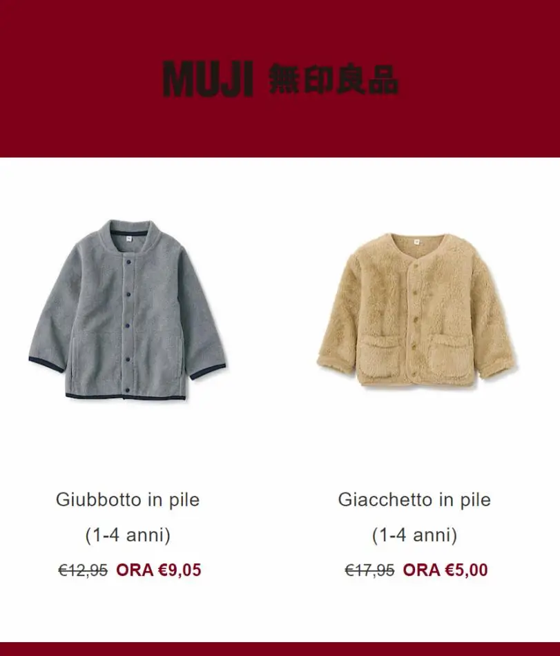 Muji Italia - Catalogo prodotti, promozioni e sconti | Catalogium Italia
