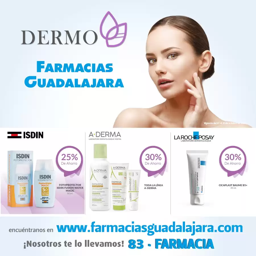 Farmacias Guadalajara: Folleto Dermo 01.10.2024/31.10.2024 | Catalogium ...