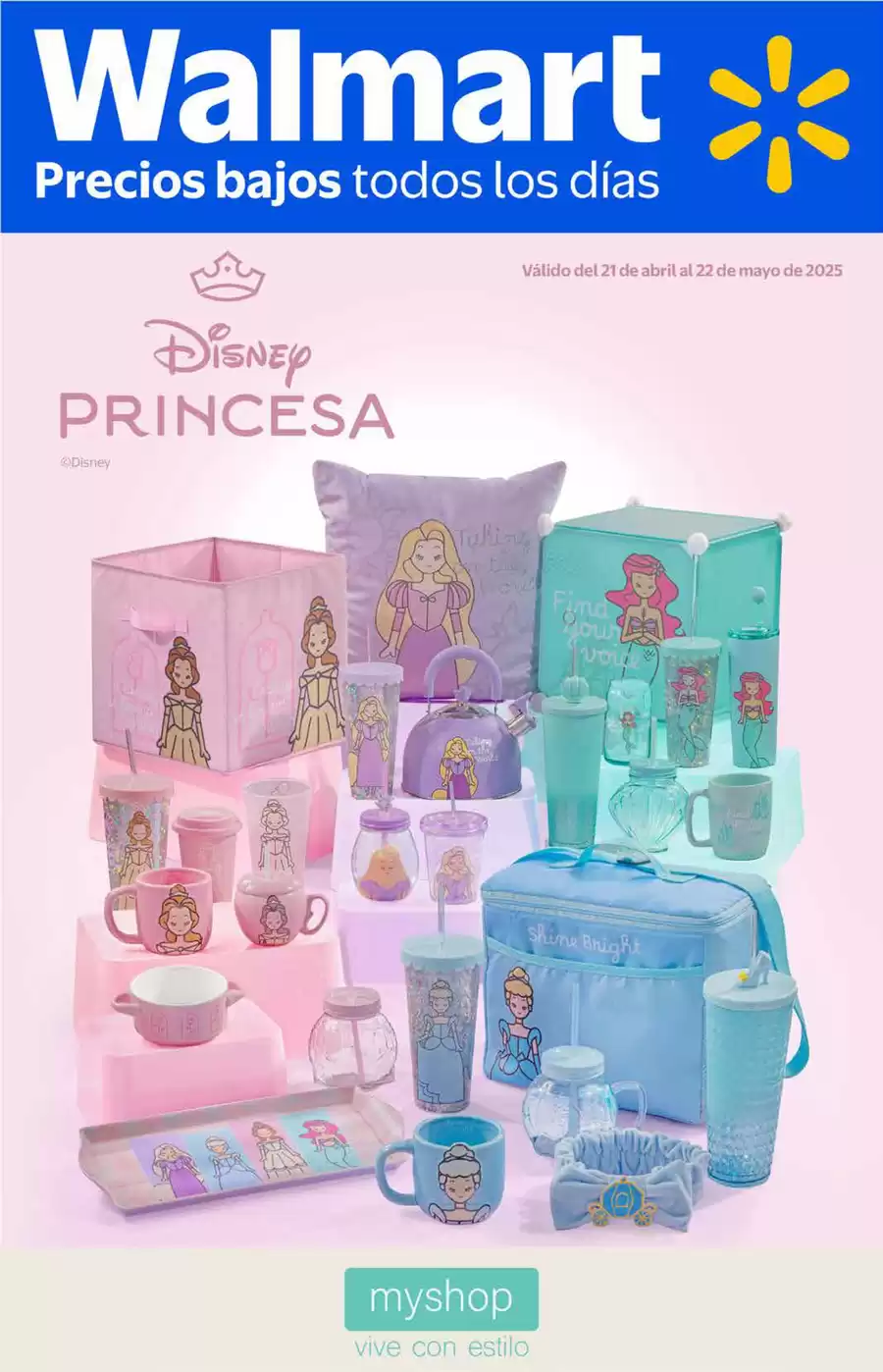 Walmart: Disney Princesas 23.04.2025/22.05.2025 | Catalogium México