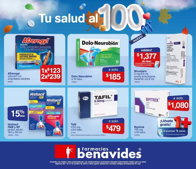 Farmacias Benavides: Catálogo Farmacias Benavides 02.10.2025/31.10.2025 ...