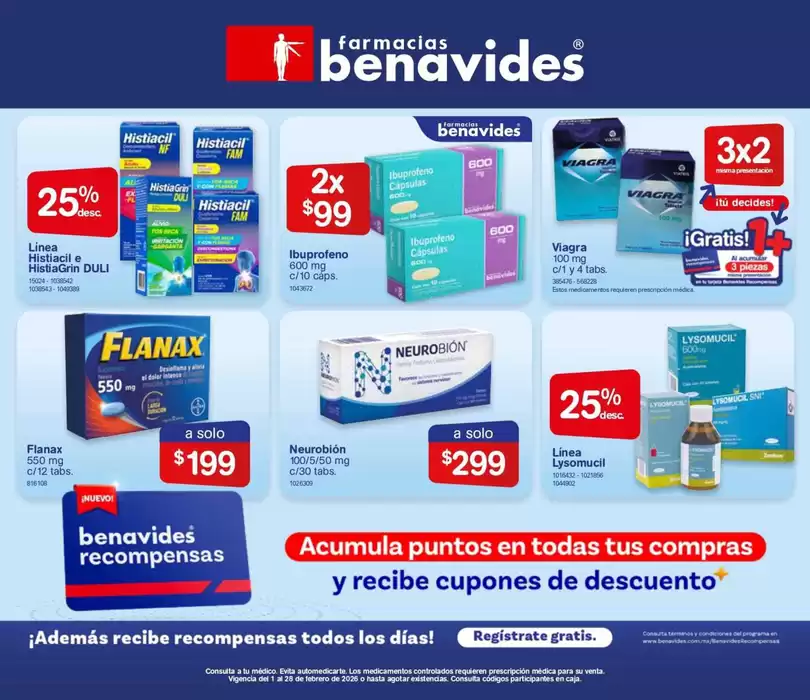 Farmacias Benavides: Catálogo Farmacias Benavides 01.02.2026/28.02.2026 ...