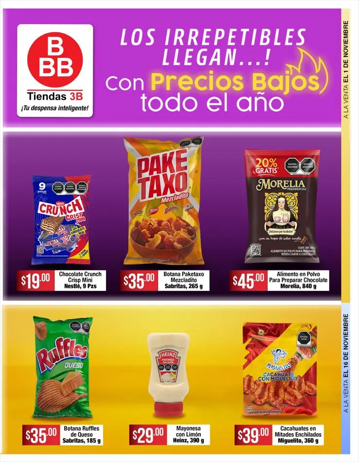 Tiendas Tres B: Folleto de ofertas Tiendas Tres B 01.11.2022/30.11.2022 ...
