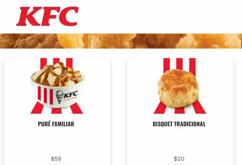 KFC México - Catálogo de productos, promociones y descuentos ...