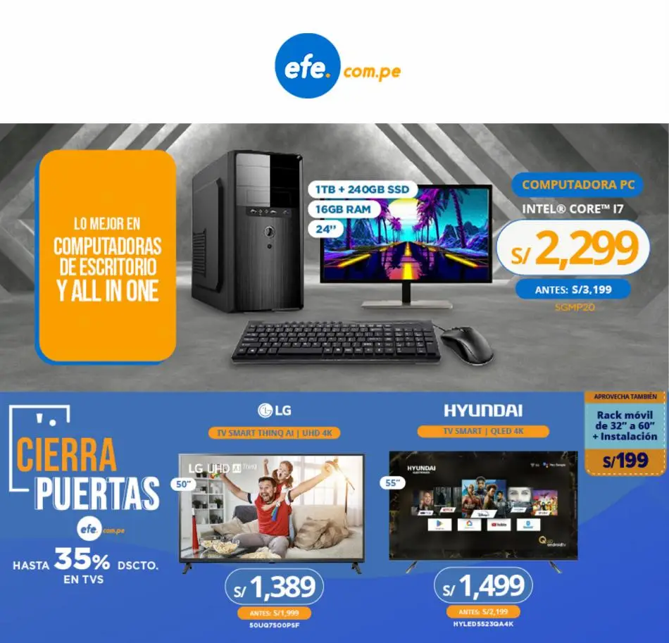 Tiendas EFE Perú - Catálogo de productos, promociones y descuentos | Catalogium Perú