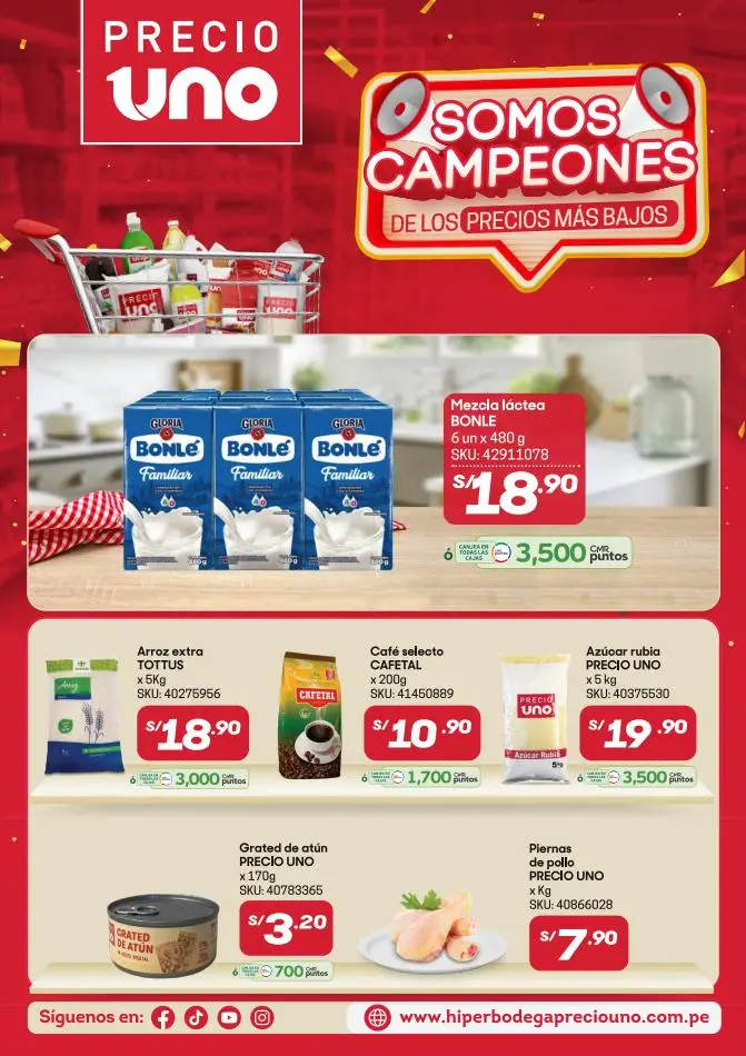 Hiperbodega Precio Uno Perú - Catálogo de productos, promociones y ...
