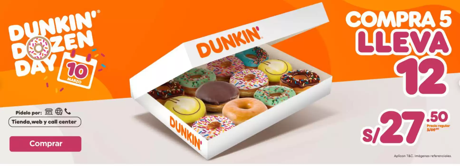 Dunkin Donuts: Dunkin 11.03.2025/31.03.2025 | Catalogium Perú