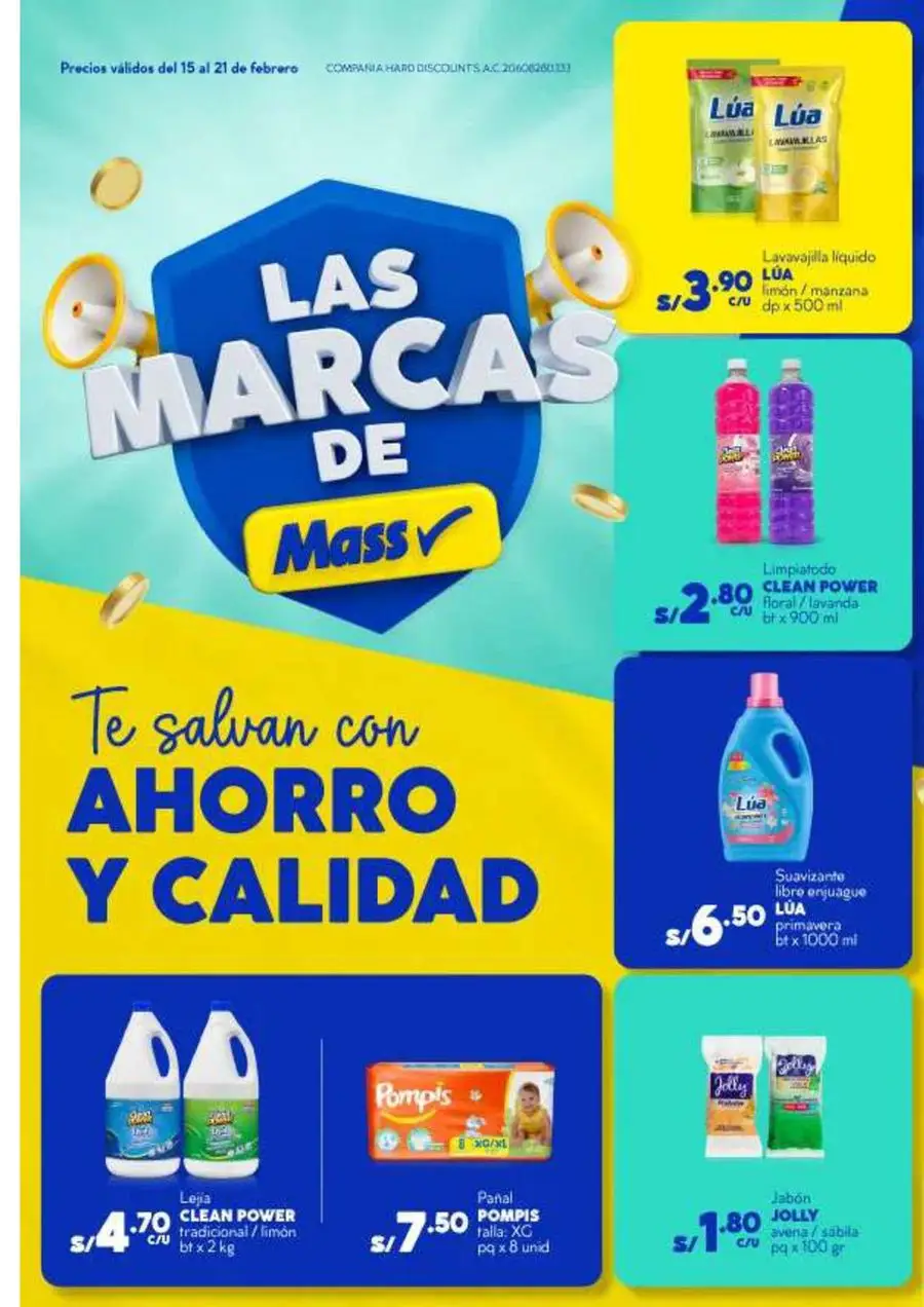 Mass: Las marcas de Mass 15.02.2024/21.02.2024 | Catalogium Perú