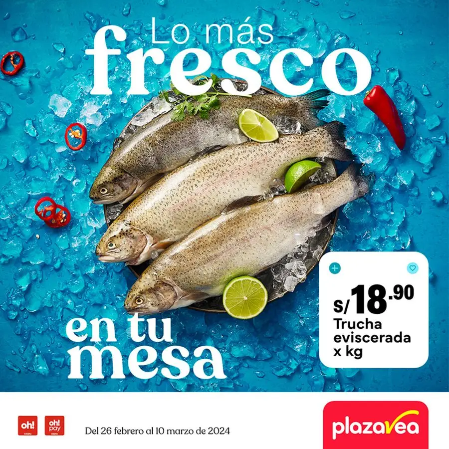 Plaza Vea: Lo más fresco. 27.02.2024/10.03.2024 | Catalogium Perú