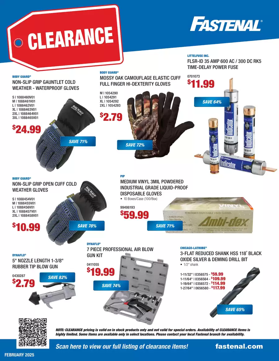 Fastenal: Fastenal February Clearance Flyer 01.01.2025/31.12.2025 ...