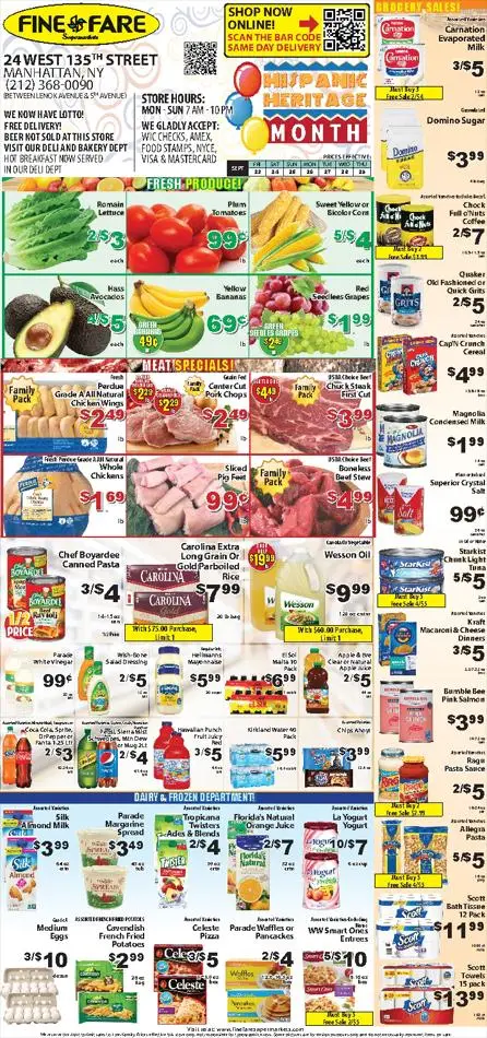 Fine Fare: Fine Fare weekly ad 23.09.2022/29.09.2022 | Catalogium ...