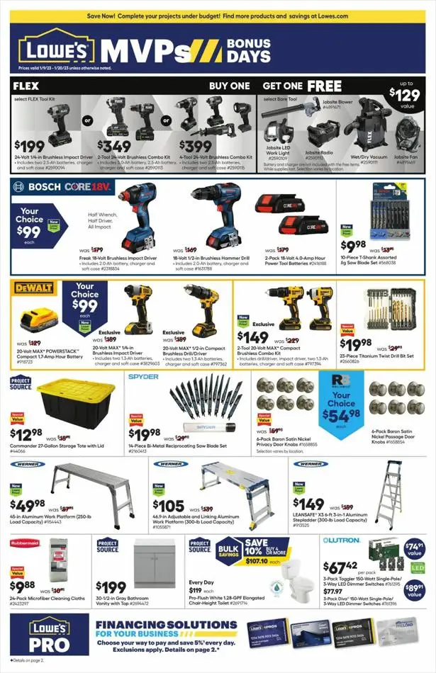 Lowe's United States — Product catalog, promotions and discounts ...