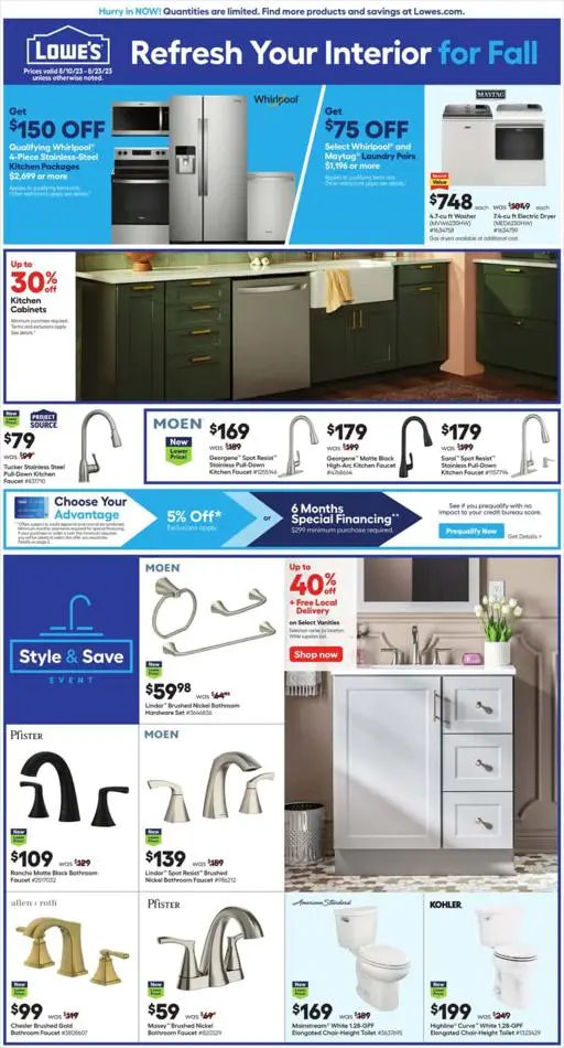 Lowe's United States — Product catalog, promotions and discounts ...
