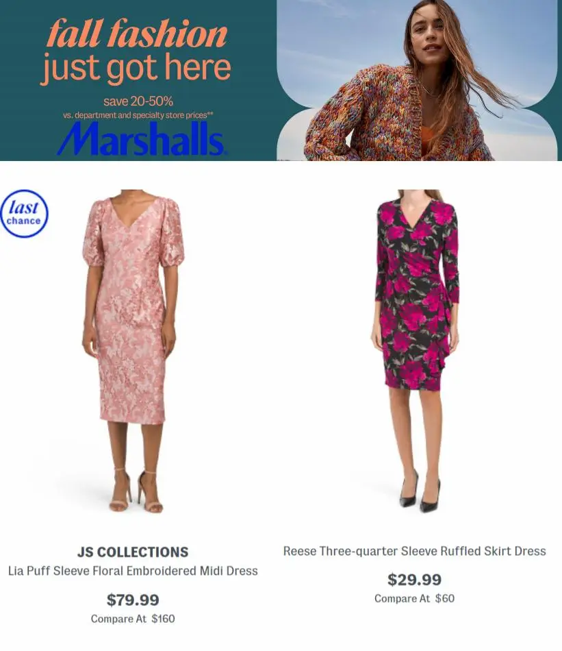 Marshalls United States — Product catalog, promotions and discounts ...