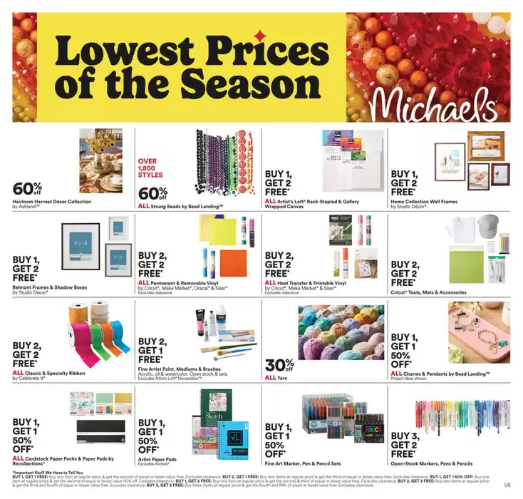 Michaels United States — Product catalog, promotions and discounts ...