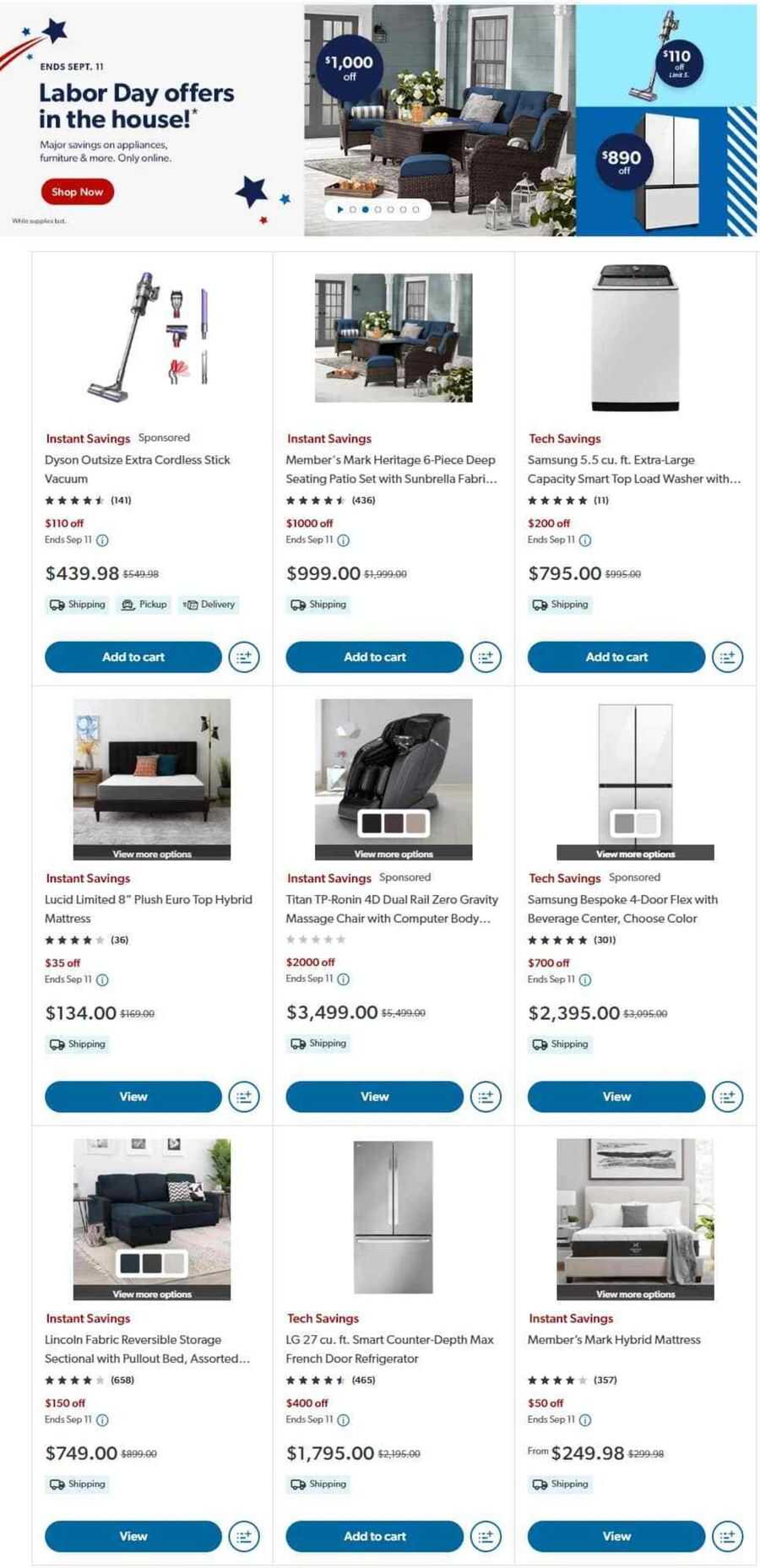 Sam's Club United States — Product catalog, promotions and discounts ...