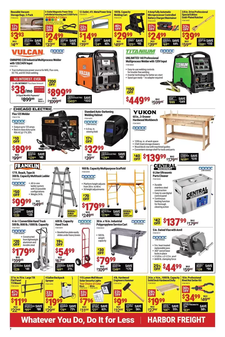 Harbor Freight Tools: Harbor Freight Tools weekly ad 08.10.2024/22.10.2024 | Catalogium United ...