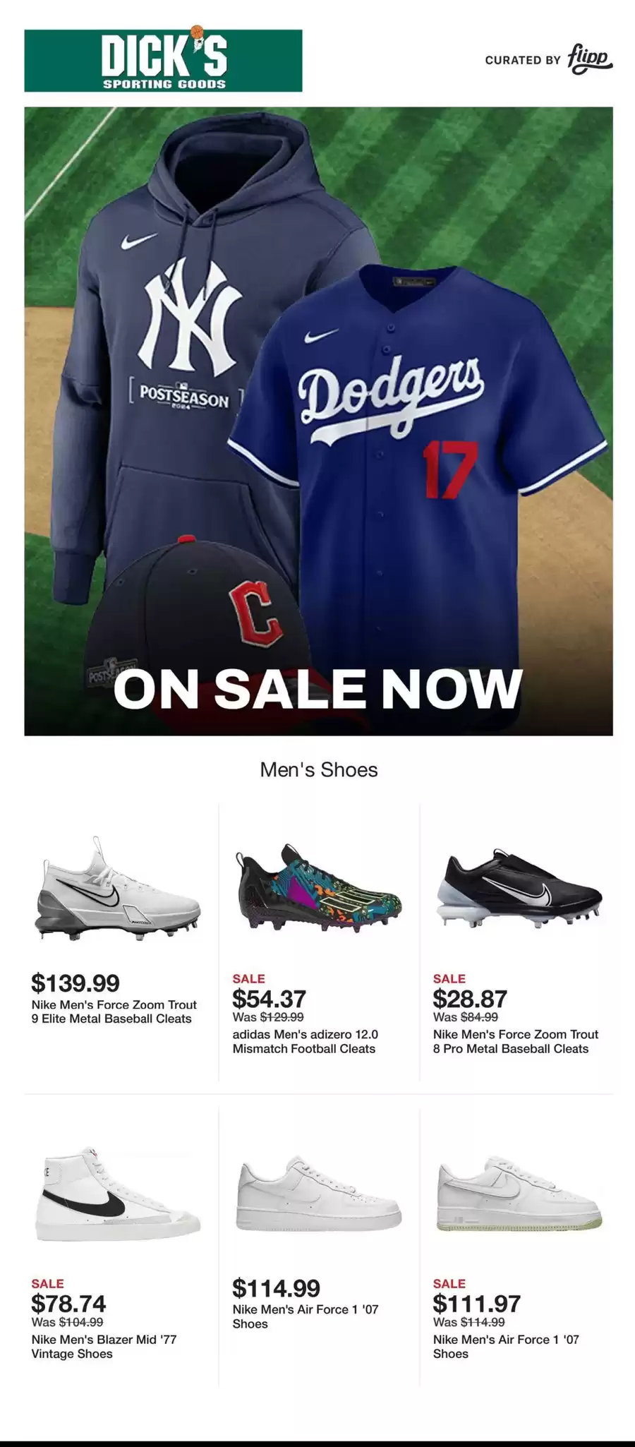 Dick's Sporting Goods United States — Product catalog, promotions and ...