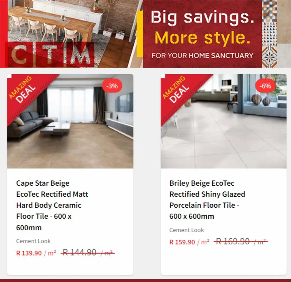 CTM South Africa — Product catalog, promotions and discounts ...