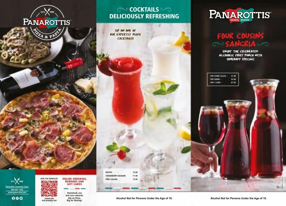 Panarottis: Panarottis Wine Menu 17.08.2022/30.08.2022 | Catalogium ...