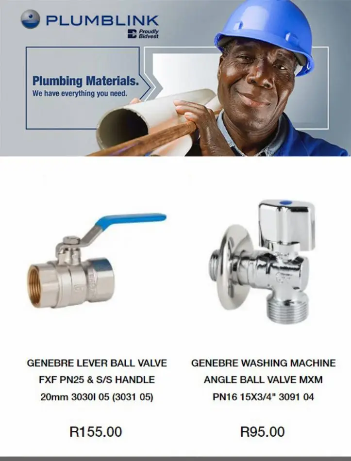 Plumblink South Africa — Product catalog, promotions and discounts ...