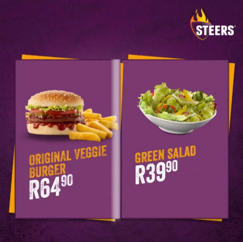 Steers: Steers New Menu 08.09.2022/08.10.2022 | Catalogium South Africa