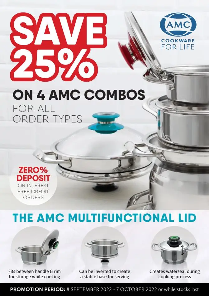 AMC Cookware South Africa — Product catalog, promotions and discounts ...