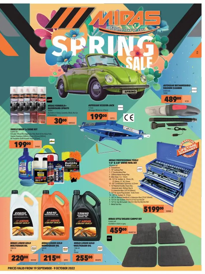 Midas South Africa — Product catalog, promotions and discounts ...