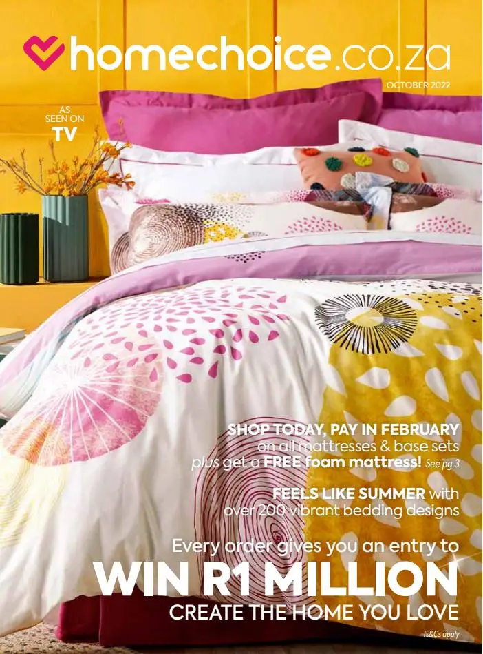 HomeChoice: HomeChoice - October Catalogue 22.09.2022/30.10.2022 ...